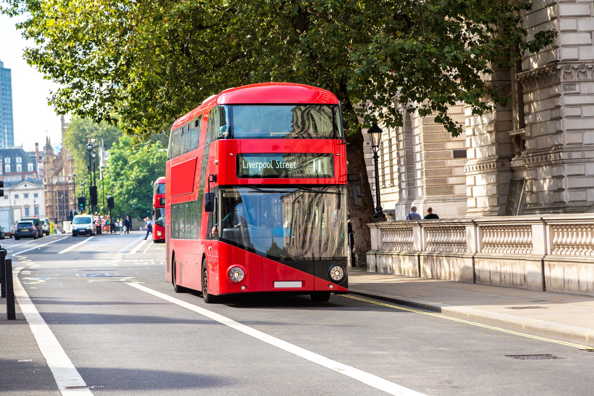 By what percentage have London's bus emissions fallen since 2019 ...